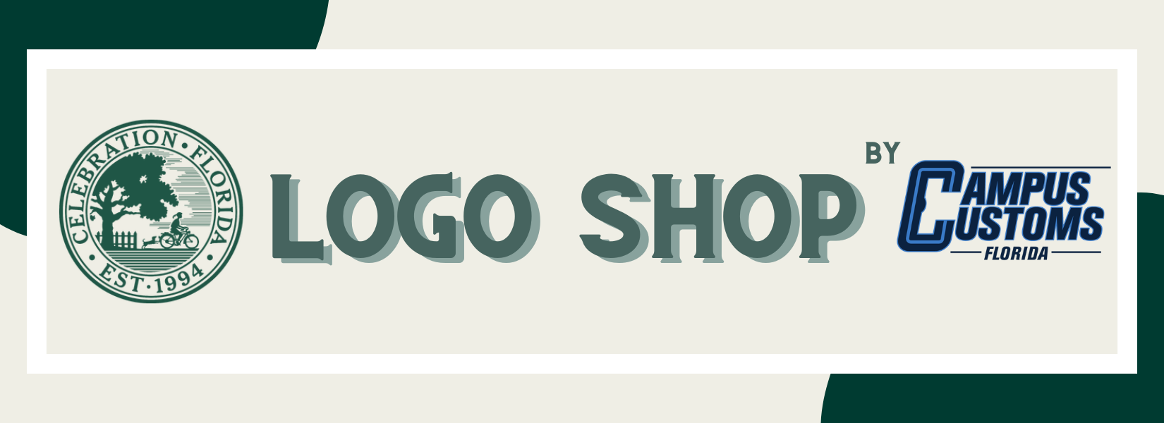 Celebration Logo Store by Campus Customs